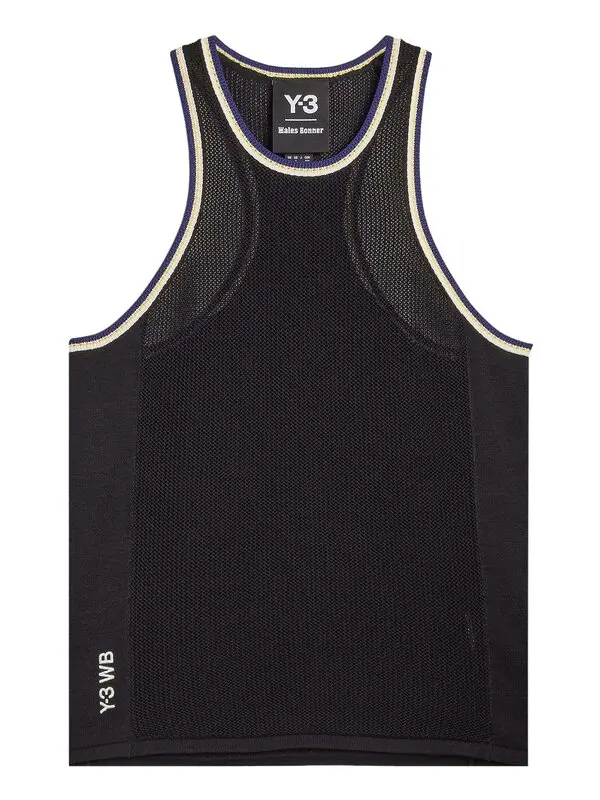 WALES BONNER X Y-3 Knit Tank Top - Black