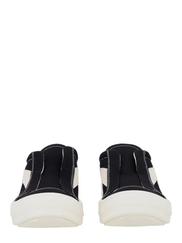 Rick Owens Canvas High-top Slip-on Sneakers - Black