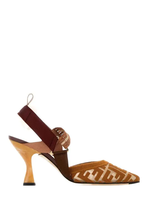 Fendi Hummingbird Mesh Pumps - Multicoloured