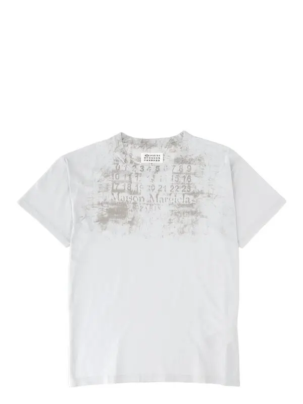 MAISON MARGIELA Graphic Cotton T-shirt - White