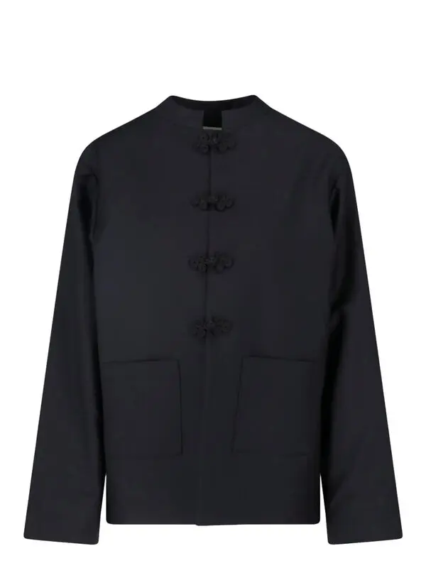 RÓHE Virgin Wool & Wool Mohair Jacket - Black