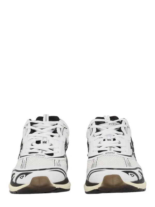Amiri Mesh-panel Lace-up Sneakers - White