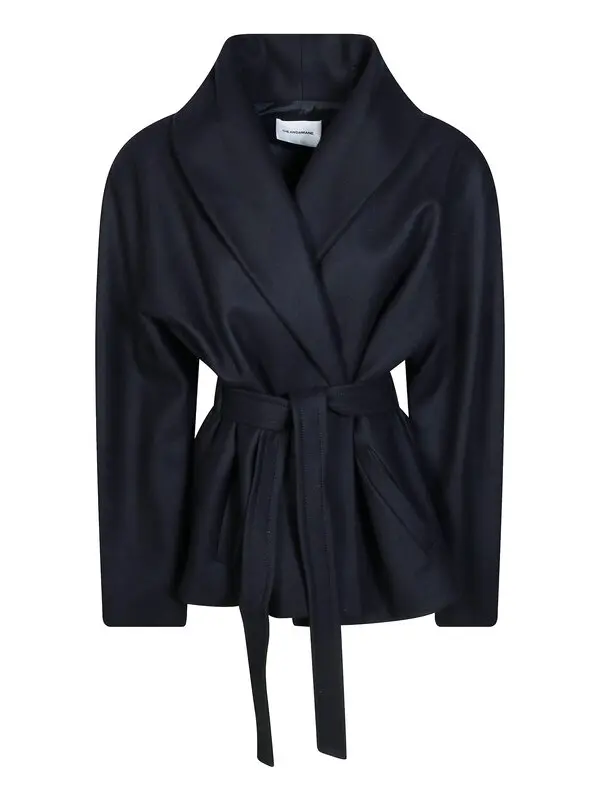 Andamane Belted Padded Jacket - Nero