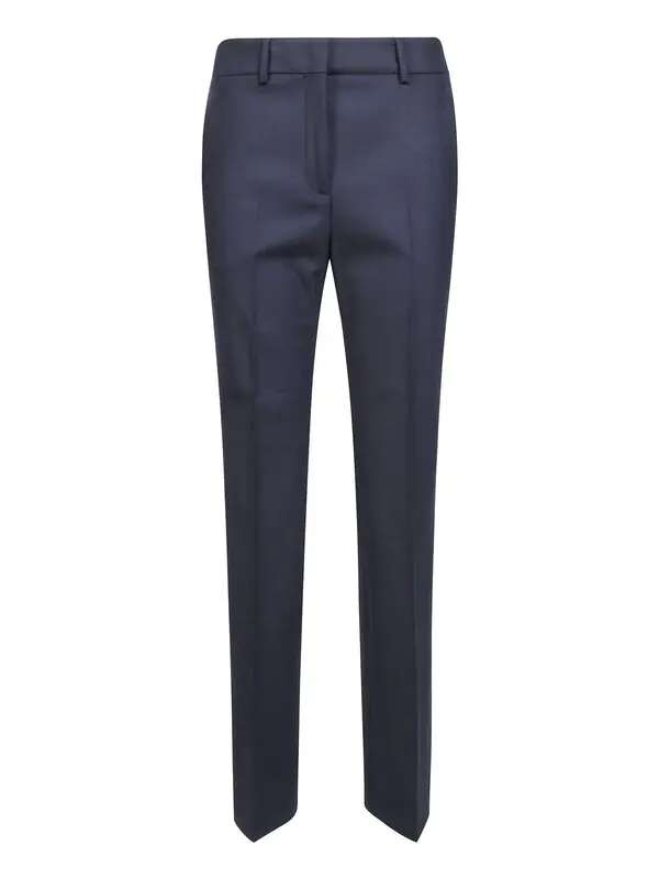 Incotex Tailored Straight Leg Trousers - Blu