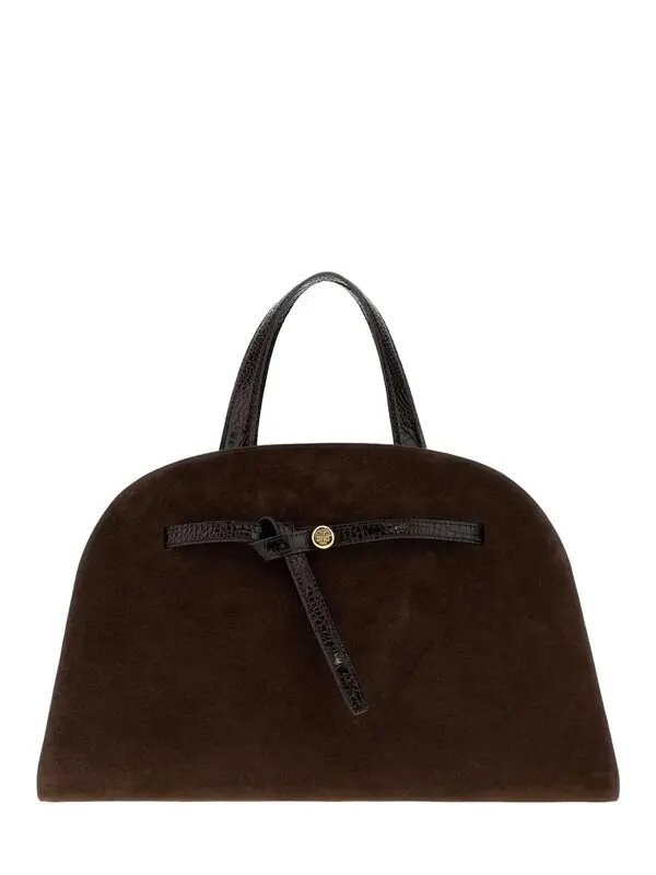 Tory Burch Suede Romy Handbag - Brown