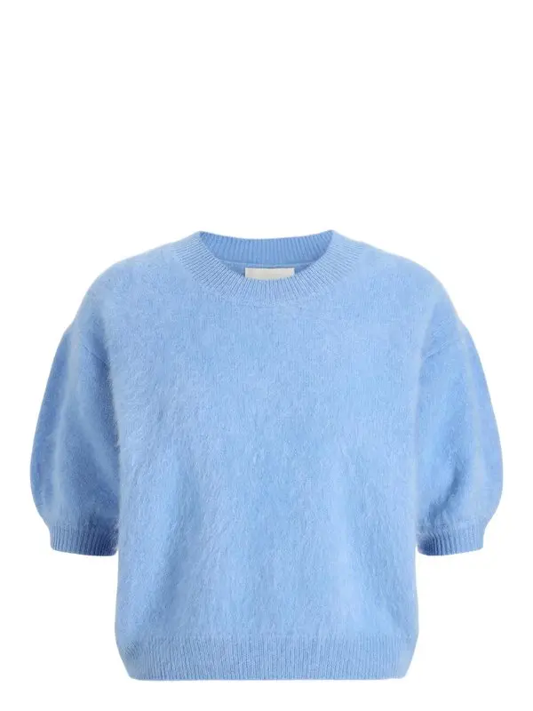 LISA YANG Cashmere Mini Sweater - Azzurro