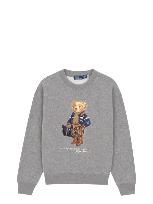 Polo Ralph Lauren Polo Bear Graphic Crewneck Sweatshirt - Grey