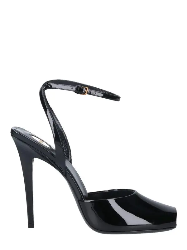 Saint Laurent Calf Leather High-heel Pumps - Black