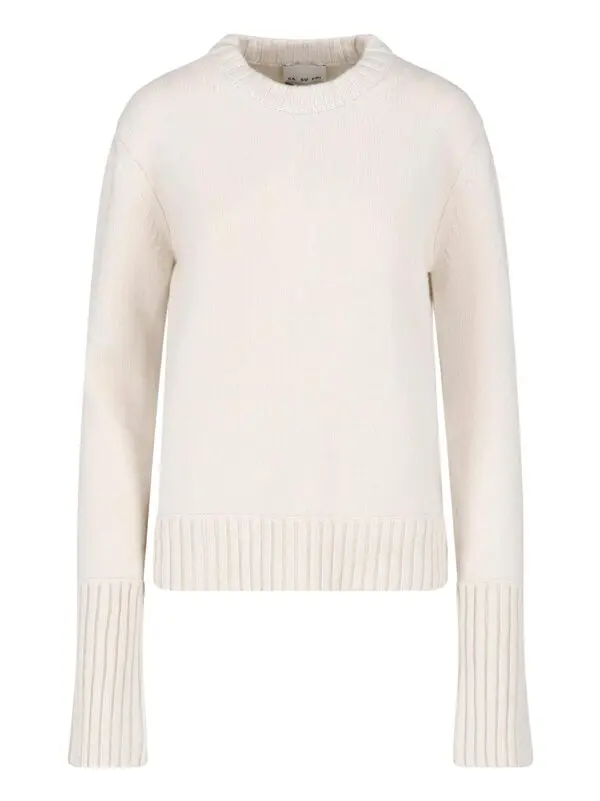 SA SU PHI Soft Knit Sweater - White