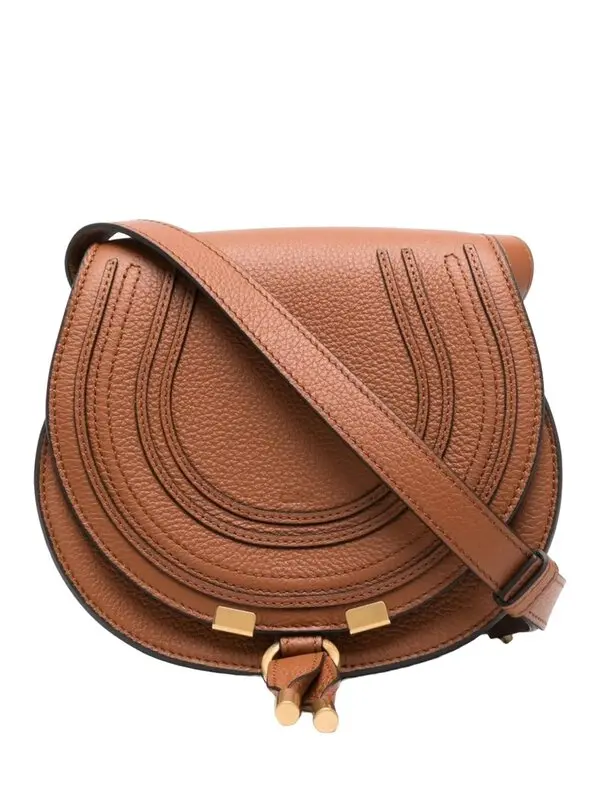 Chloé Leather Cross Body Bag - Marrone