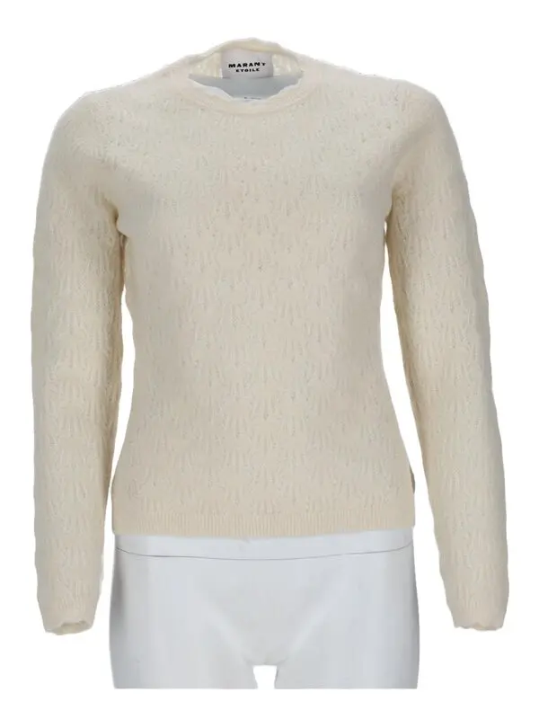 MARANT ETOILE Textured Knit Sweater - Beige
