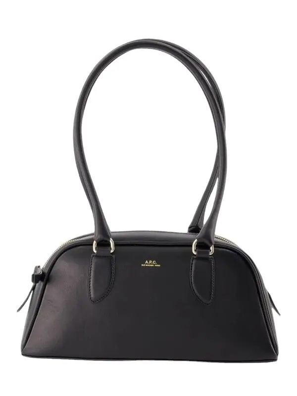 A.p.c. Paloma Leather Shoulder Handbag - Nero