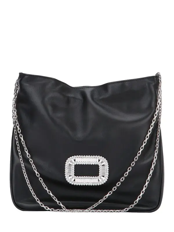 ROGER VIVIER Pilgrim Pocket Mini Clutch - Nero