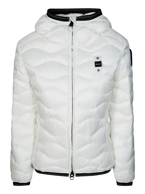 BLAUER. Camelia Puffer Jacket - Bianco
