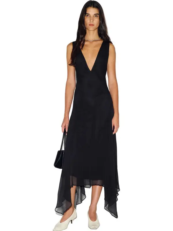 REFORMATION Stellina Dress - Black