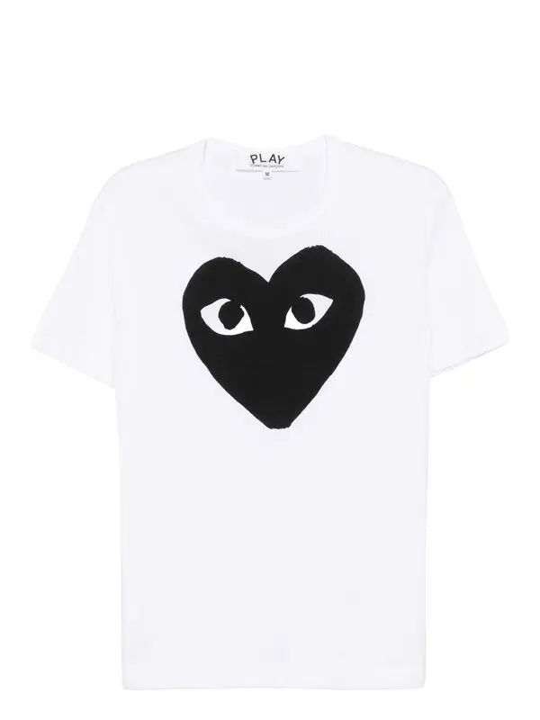 Play Comme Des Garcon Cotton T-shirt - White