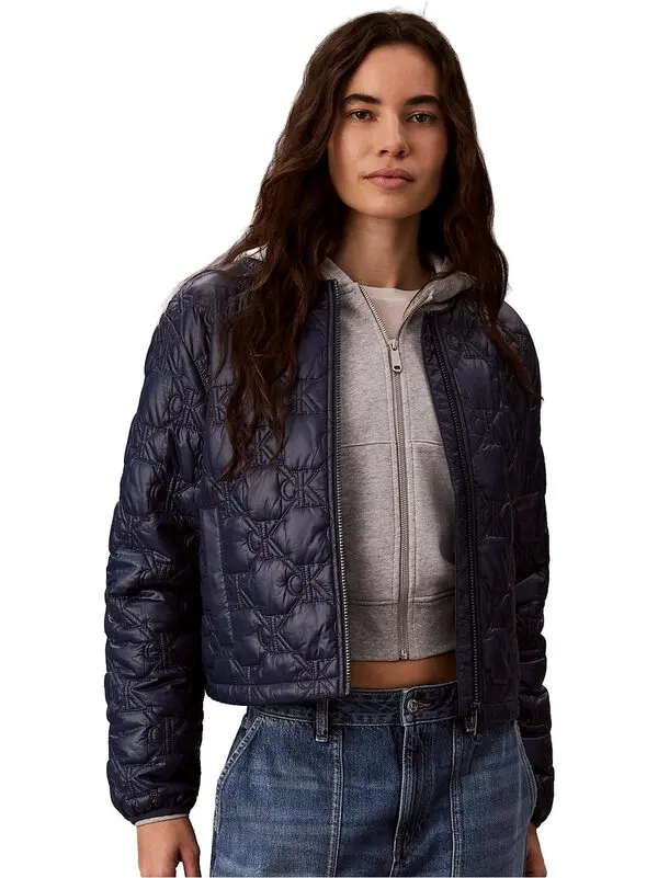 Calvin Klein Monogram Quilted Liner Jacket - Blue Nights