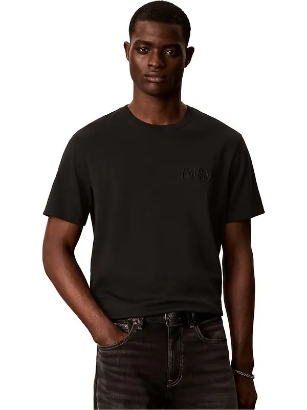 Calvin Klein Calvin Arch Interlock Tee - Black