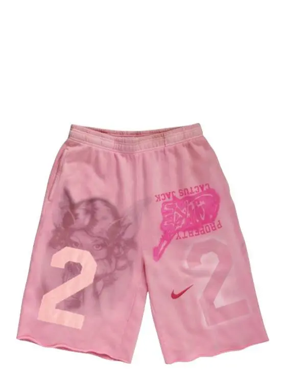 TRAVIS SCOTT Cactus Jack X Nike Property Of Shorts - Pink
