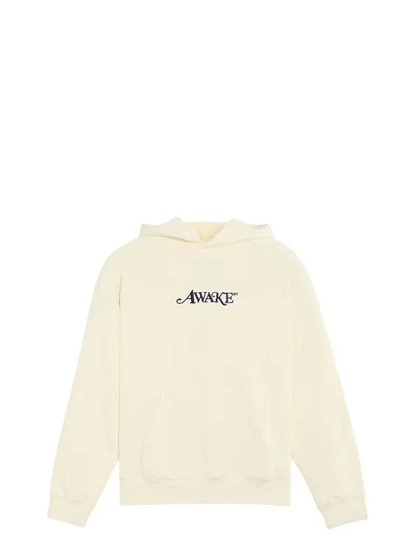 AWAKE Classic Logo Pullover Hoodie - Cream