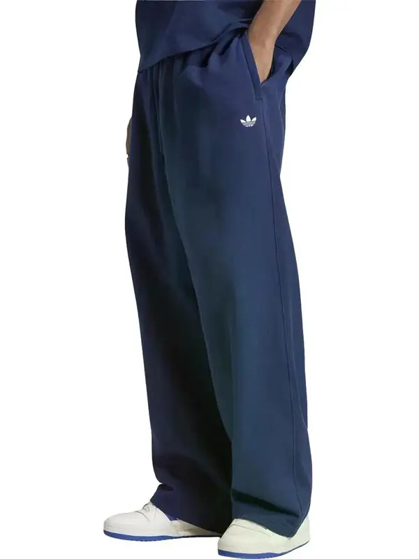 Adidas Logo-embroidered Track Pants - Blue