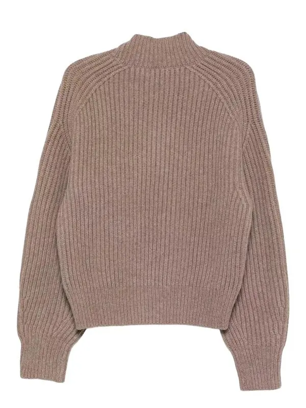 Soeur Flamand Ribbed-knit Sweater - Neutrals