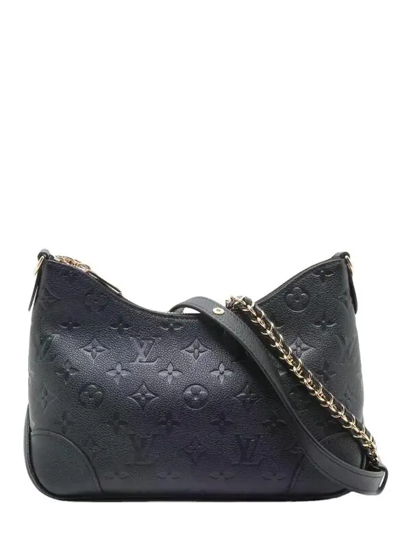 LOUIS VUITTON 2020-2026 Monogram Empreinte Boulogne Pm Shoulder Bag - Black
