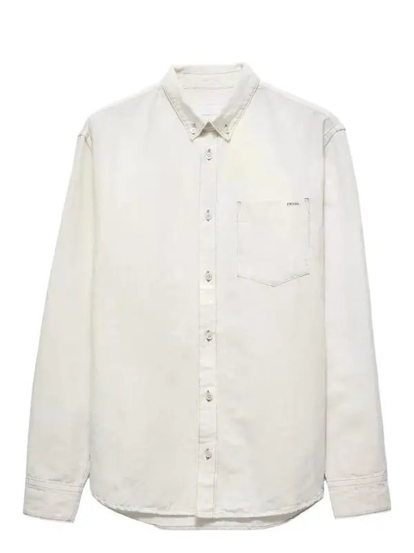 Prada Buttoned Shirt - Neutrals