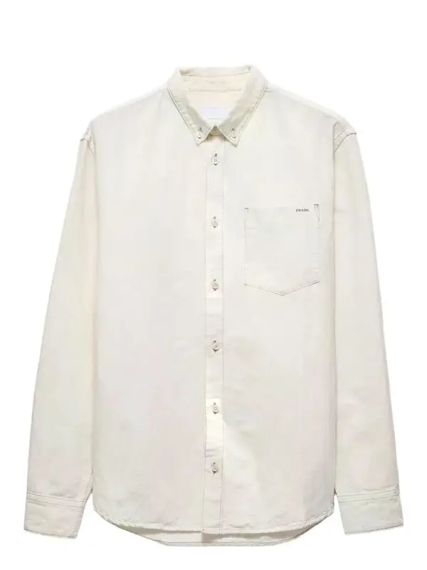 Prada Buttoned Shirt - Neutrals