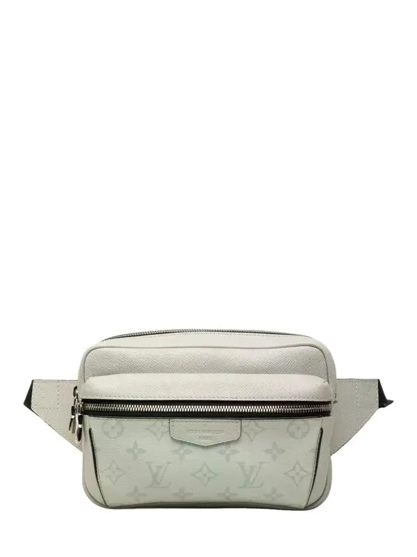 LOUIS VUITTON Monogram Taigarama Outdoor Bumbag Belt Bag - White