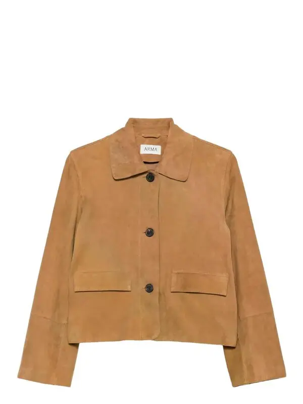 ARMA Leather Jacket - Brown