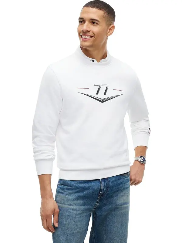 Tommy Hilfiger Tommy X Cadillac F1 Team Driver Sweatshirt - White