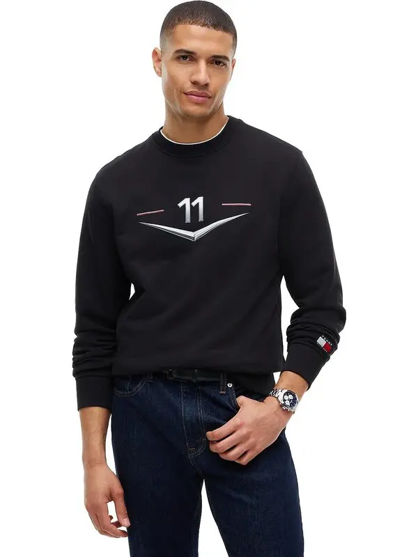 Tommy Hilfiger Tommy X Cadillac F1 Team Driver Sweatshirt - Black