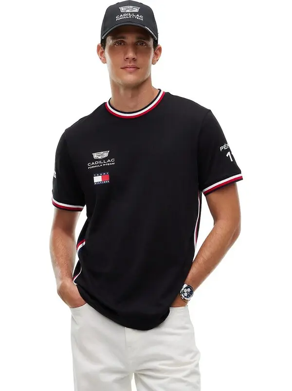 Tommy Hilfiger Tommy X Cadillac F1 Team Driver 11 Replica T-shirt - Black