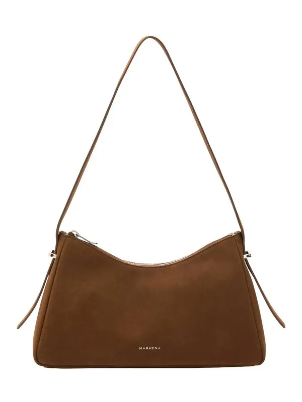 Marhen.j Solene Vegan Suede Shoulder Bag - Brown