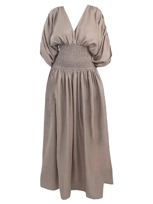 28NATELIER The Dune Dress - Brown