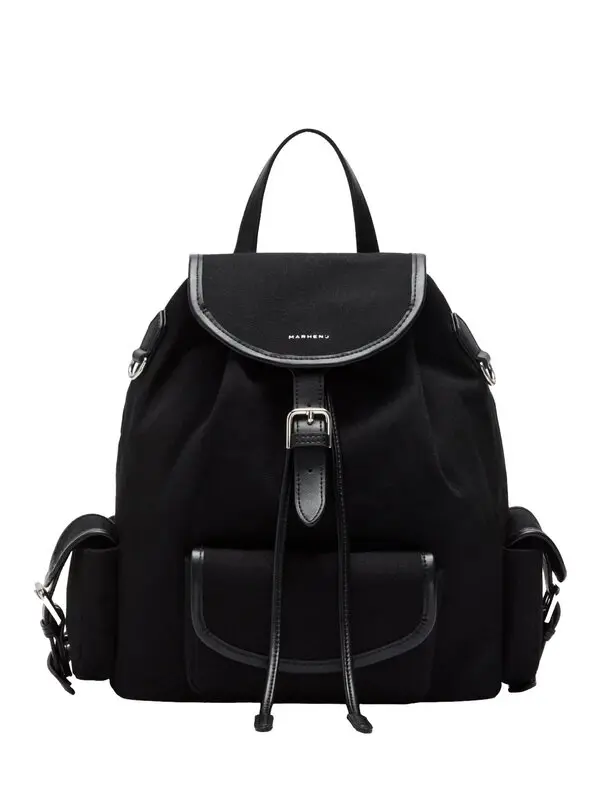 Marhen.j Bailey Canvas Backpack - Black