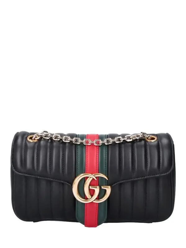 Gucci Shoulder Bag "jetset Gg Marmont - Black