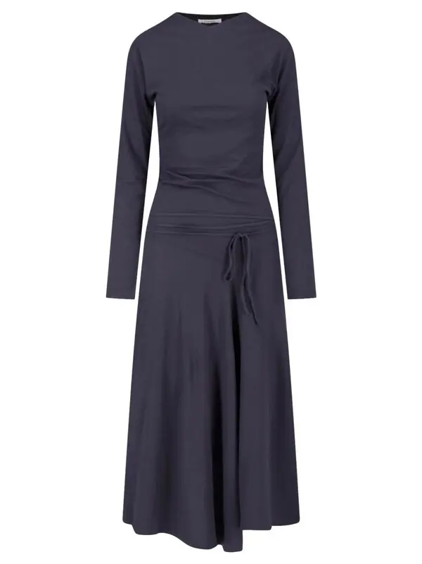 LEMAIRE Cotton Maxi Dress - Gray