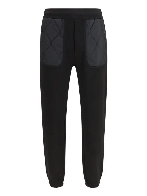 Moncler Cotton Blend Sweatpants Ale - Black