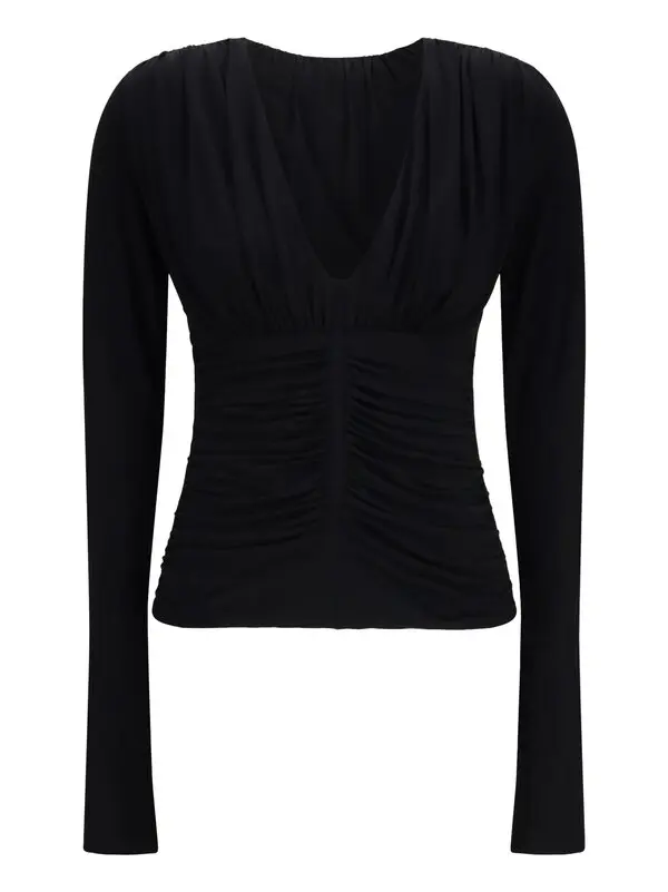 Max Mara Beato Long-sleeved Top - Black