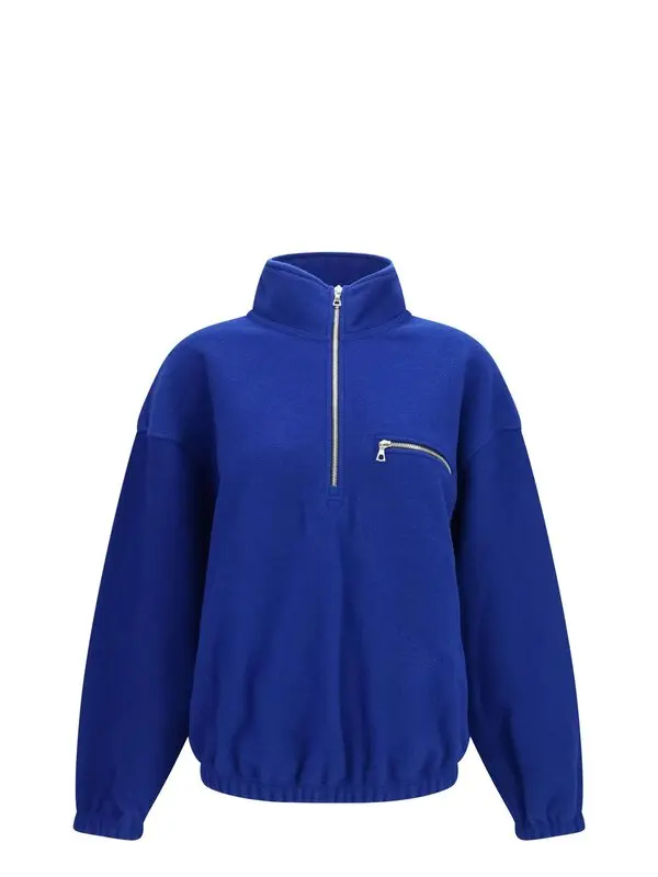 RIER High-neck Zip Jacket - Blue