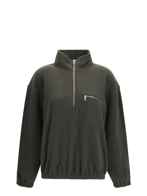 RIER Polar High-neck Zip Jacket - Green