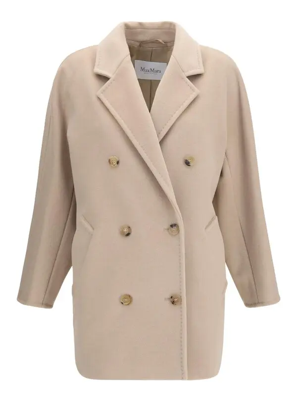 Max Mara Rebus Double-breasted Jacket - Beige