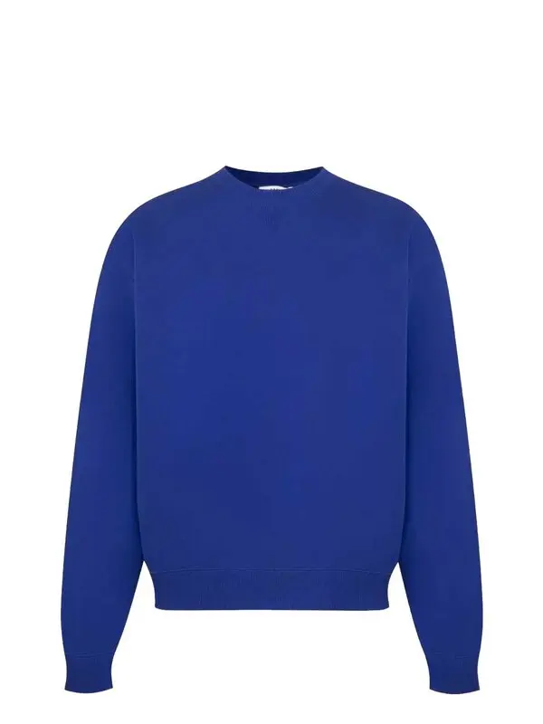 JIL SANDER Long-sleeve Crew-neck Sweatshirt - Blue