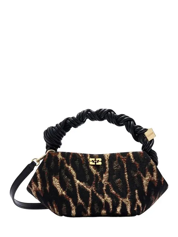 GANNI Metallic Cloque Mini Bou Bag - Bronze