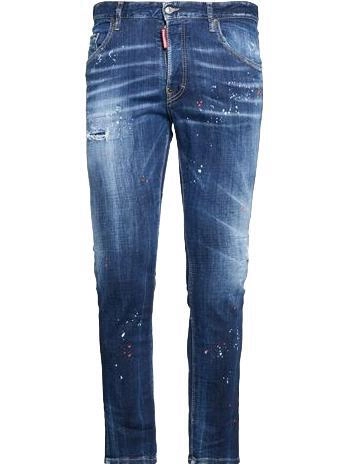Dsquared2 Cotton Elastane Denim Jeans - Blue