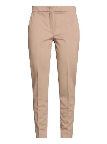 Max Mara Solid Stretch Jersey Tapered Pants - Beige
