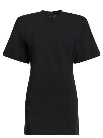 Pinko Cotton Jersey Mini Dress - Black