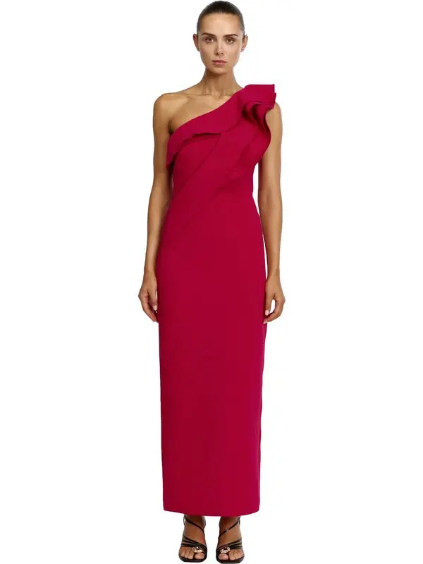 Acler Matlock Maxi Dress - Berry
